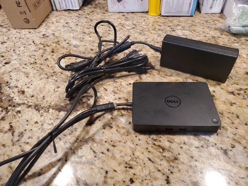 Genuine Dell WD15 4K USB-C Docking Station K17A K17A001 5FDDV w/ 130W ...