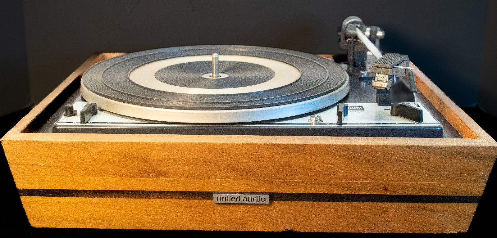 Vintage United Audio Dual 1215 S Stereo Turntable with Shure V15II ...