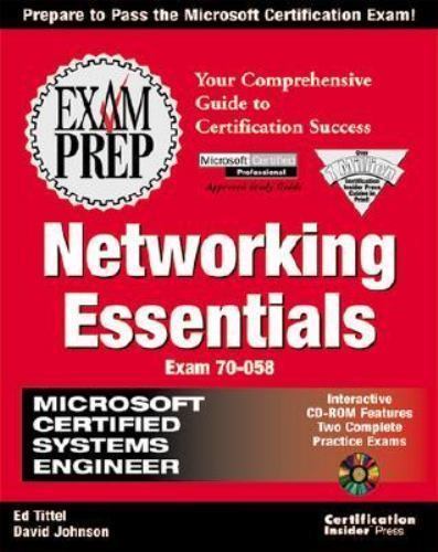 Exam Prep Ser.: MCSE Networking Essentials Exam Prep by Ed Tittel (1998, Trade Paperback) for ...