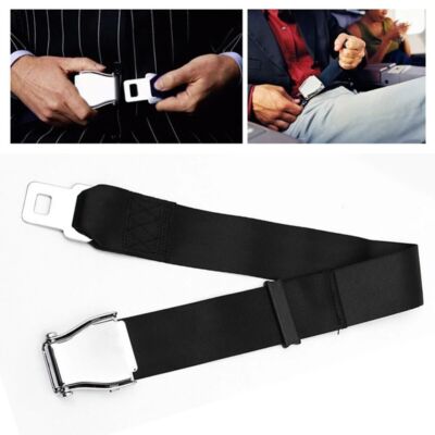 Adjustable Aircraft Airplane Buckle Clip Safety Seat Belt Extension ...