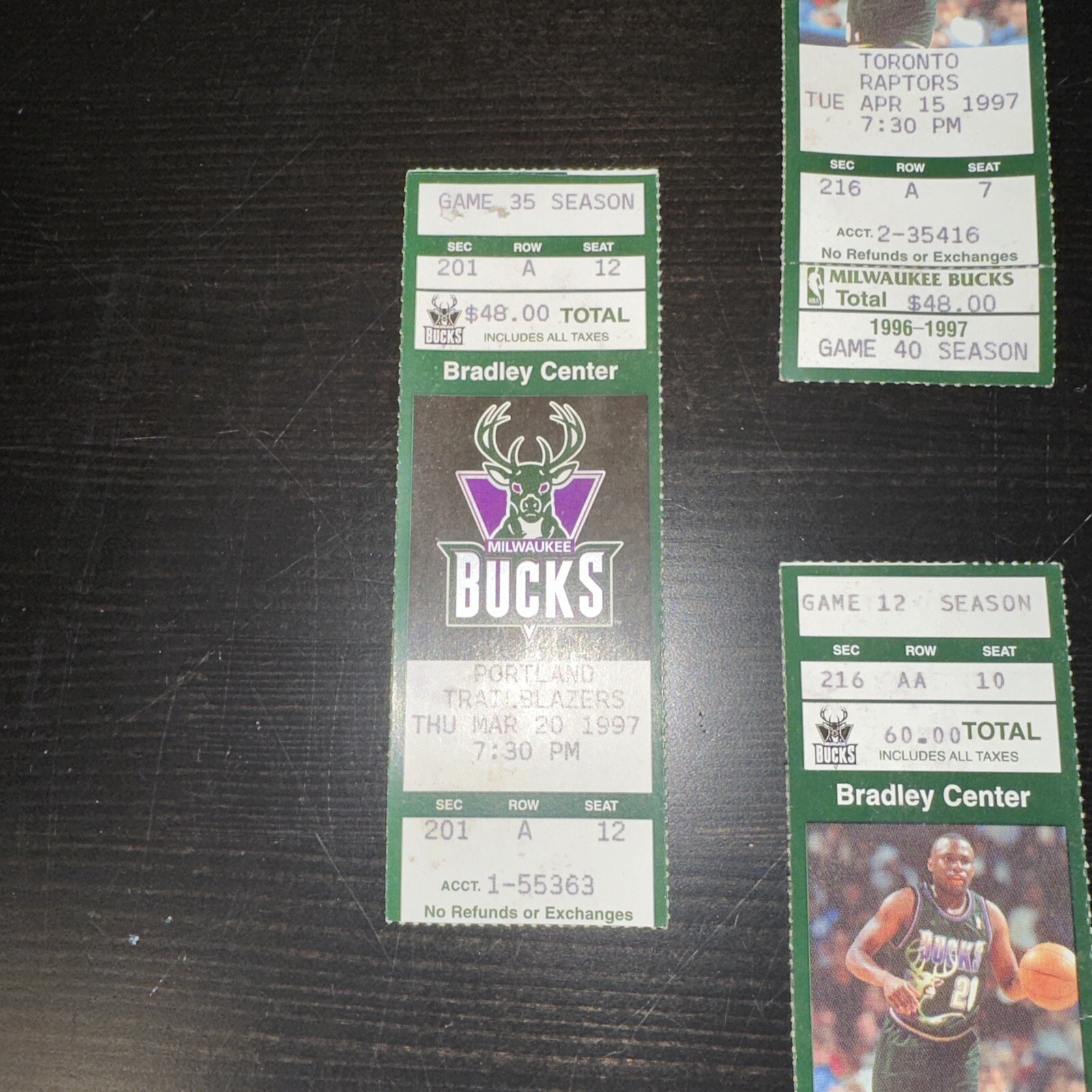 vintage milwaukee bucks ticket stubs | eBay