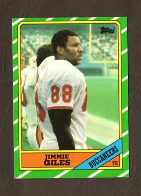 1986 Topps Football Card #378 Jimmie Giles - Tampa Bay Buccaneers | eBay