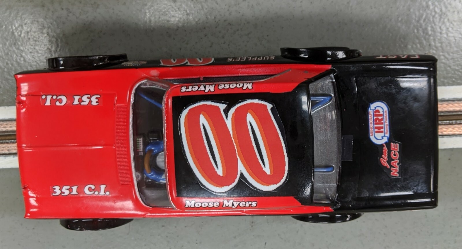 #00 Moose Meyers FAST TEES Ford 1/64th Scale Slot Car Decals NASCAR | eBay