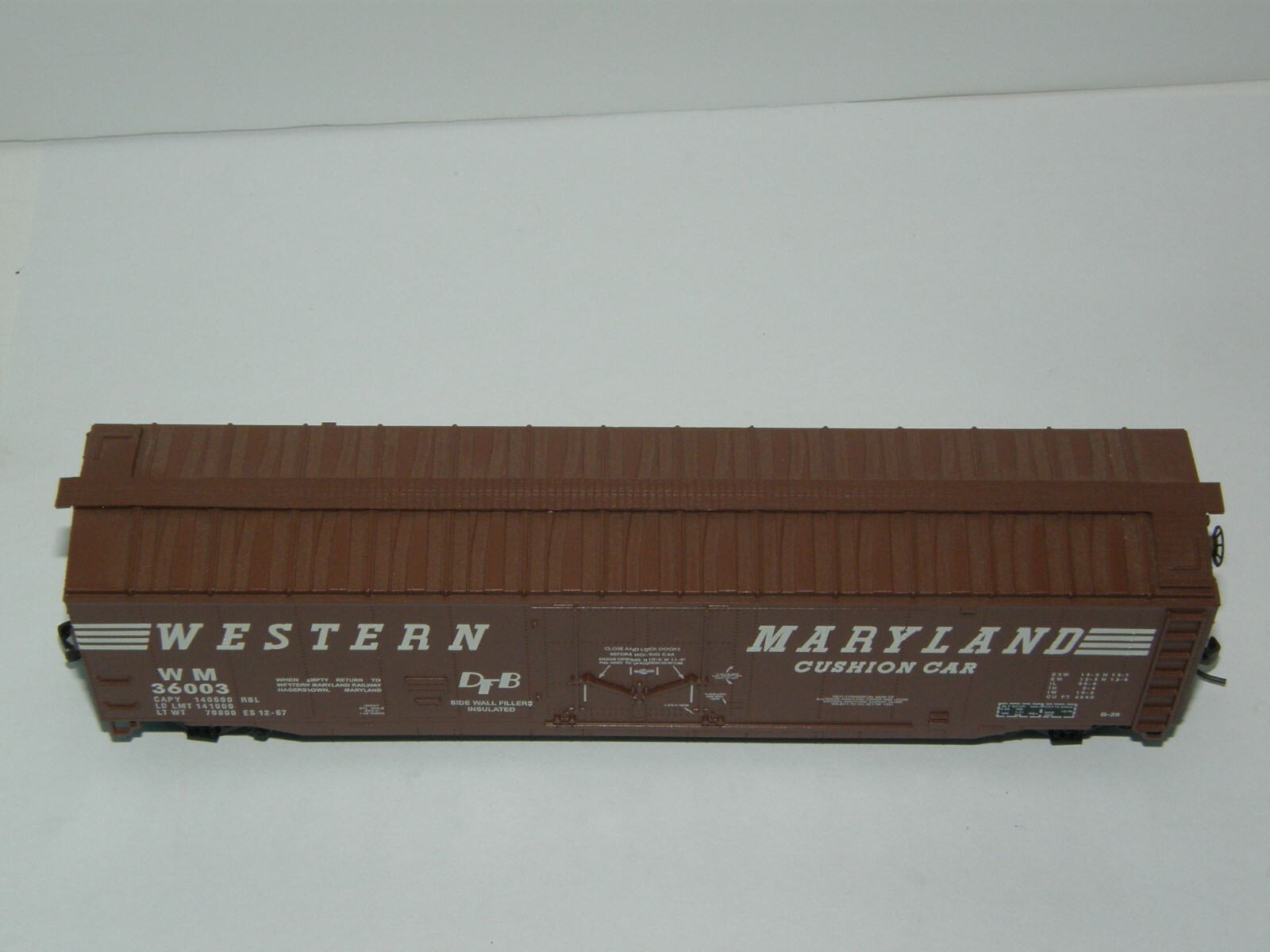 BACHMANN HO scale WESTERN MARYLAND WM #36003 BOX CAR 50' 043 | eBay