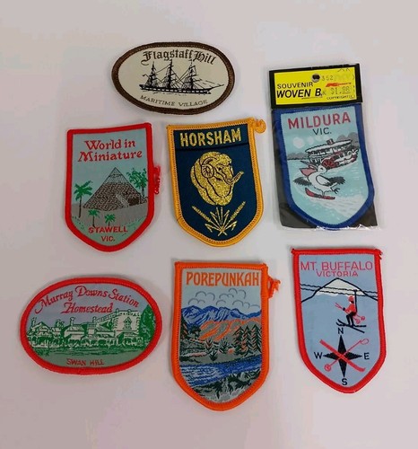 Victoria 7x Vintage Patch Souvenir Iron On Travel | eBay
