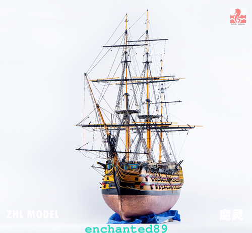 HMS Victory 1805 Scale 1/96 1032mm 40" Wood Model Ship Kit SC Brand ...