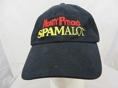 Monty Pythons Spamalot Baseball Cap Hat adjustable black theater show ...