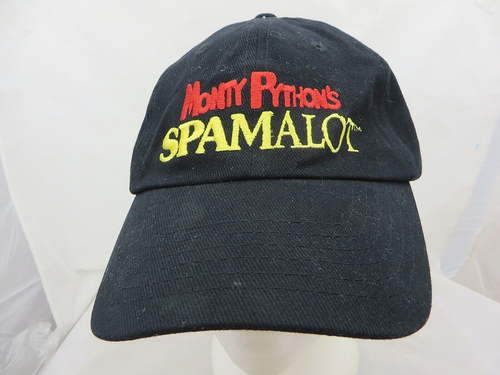 Monty Pythons Spamalot Baseball Cap Hat adjustable black theater show ...