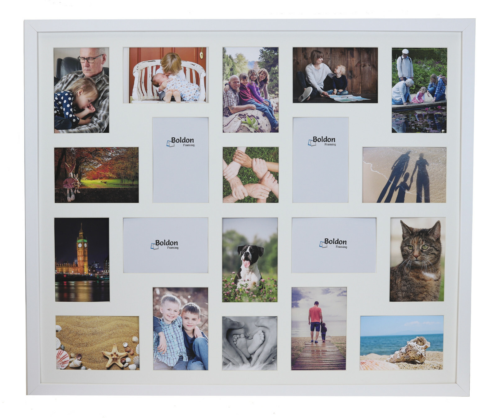 Wall Mounted 20 Multi Photo Frame Family Love Friends Party Album ...