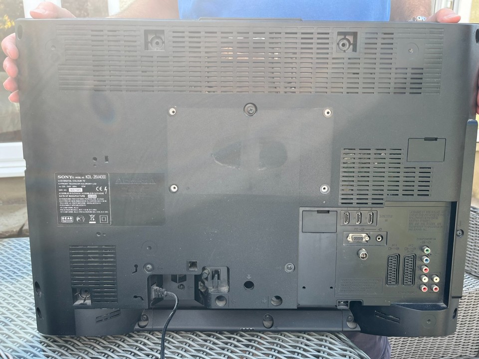 Sony 26 inch LCD TV - used - year 2008 - model KDL-26V4000 | eBay UK
