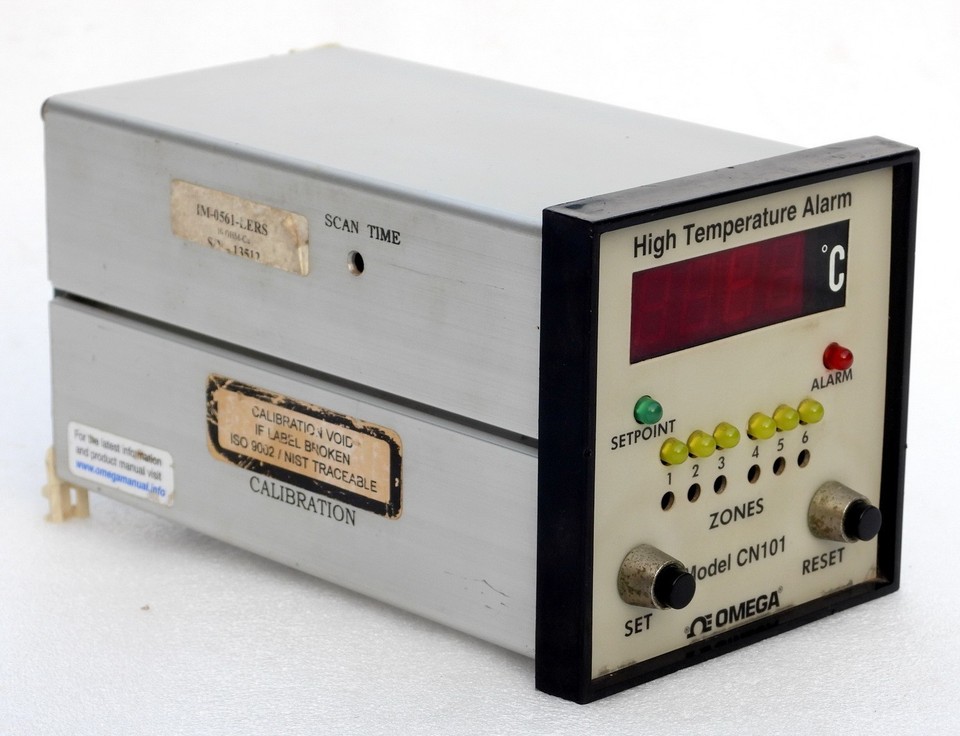 OMEGA MODEL CN101 SIX ZONES DIGITAL HIGH TEMPERATURE MARINE ALARM METER ...