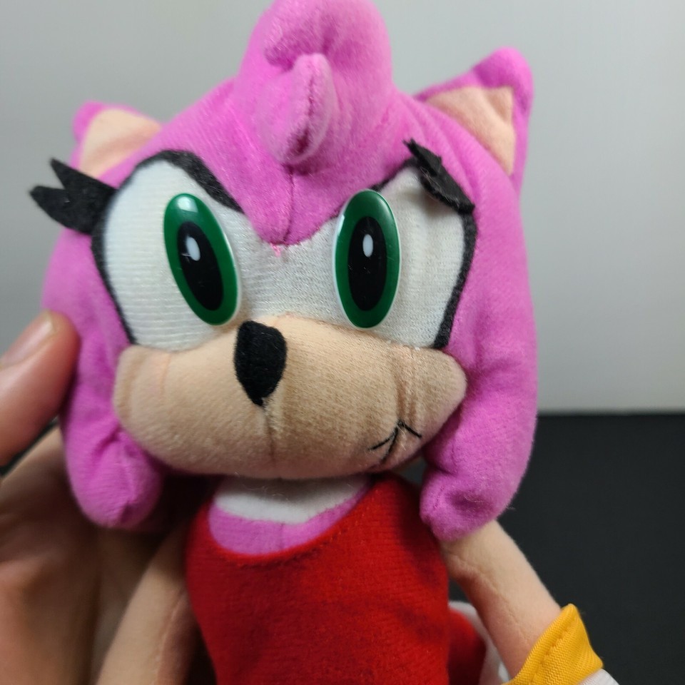 Toy Network Sega Sonic X the Hedgehog 15TH Amy Rose Stuffed Plush Doll ...
