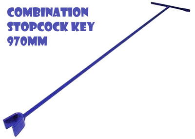 COMBINATION STOP COCK KEY 970MM STOPCOCKS TURNING WATER SUPPLY 1/2 3/4 ...