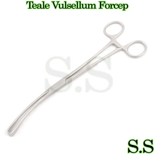 Teale Vulsellum Surgical Forcep 9" Teeth 4X3 Uterine Stainless Steel ...