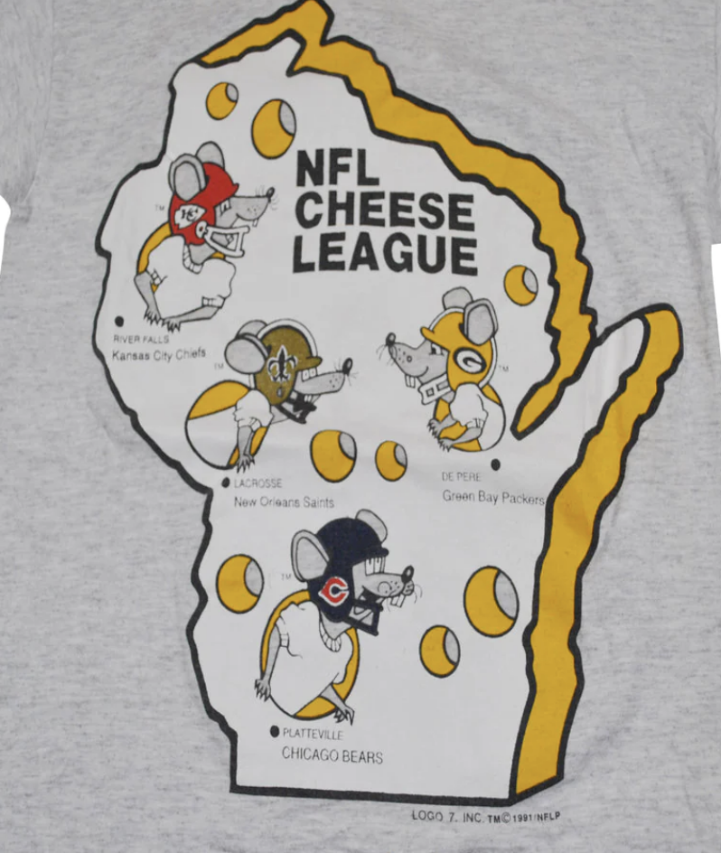 Vintage NFL Cheese League Green Bay Packers Shirt Size X-Small | eBay