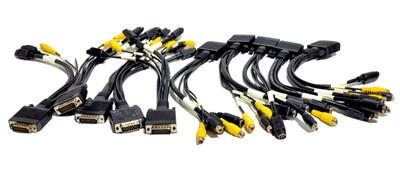 LOT OF 10 - Matrox Video Cable B0-CABLE-M0 Black Yellow Video / Video ...