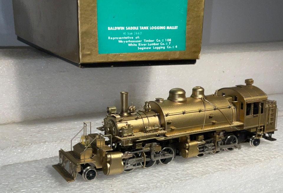 NORTHWEST SHORT LINE NWSL HO BRASS IMPORTS BALDWIN LOGGING MALLET ...