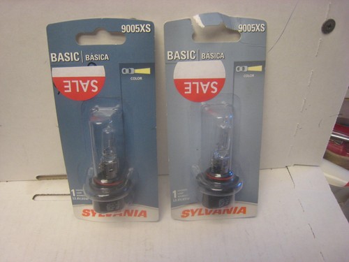 2 X Sylvania Basic 9005XS HB3A 65W Bulbs Head Light High Beam Lamp Made ...