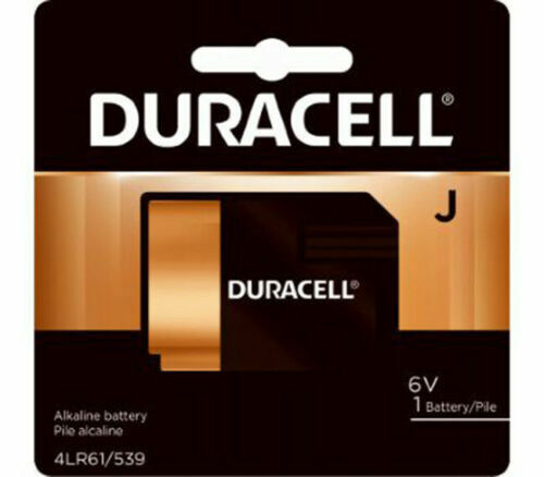 1 Duracell J Battery 6 Volt Alkaline Batteries 6v for Medical Devices ...