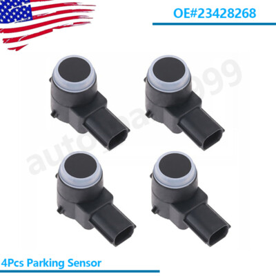 4x PDC Parking Assist Sensor 23428268 For 2014-2019 Chevy Cadillac ...