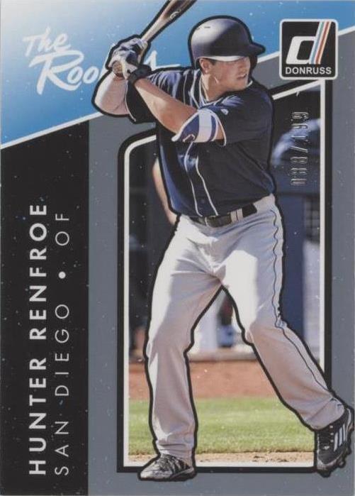 2017 Panini Donruss - The Rookies Hunter Renfroe #TR-11 Gray Border ...