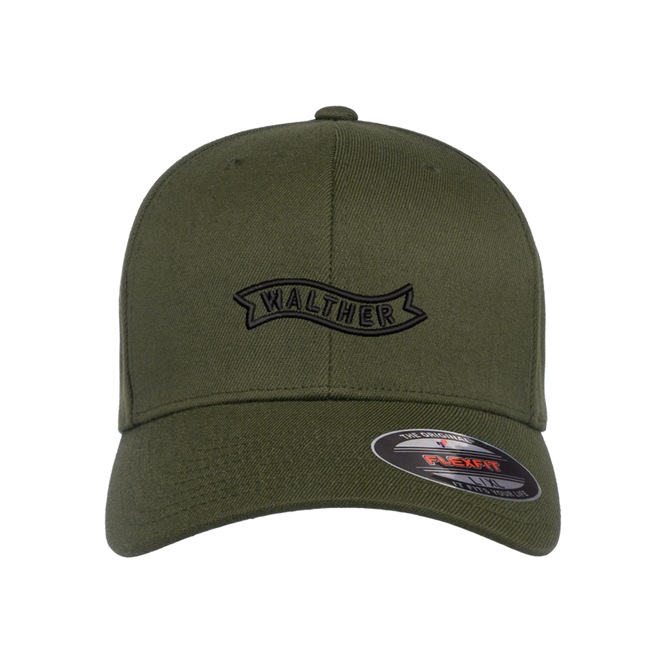 Walther Arms Logo Embroidered Flexfit Hat Flat and Curved Bill | eBay
