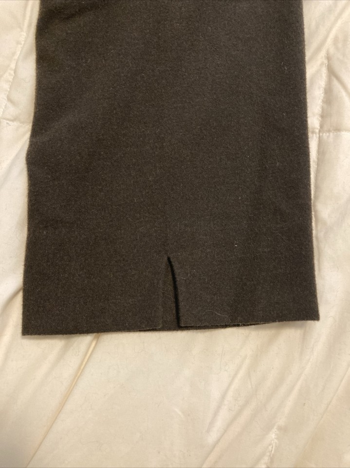 Peserico Sign Handmade Pants Luxury Brown Flannel Trousers Italian 46 ...