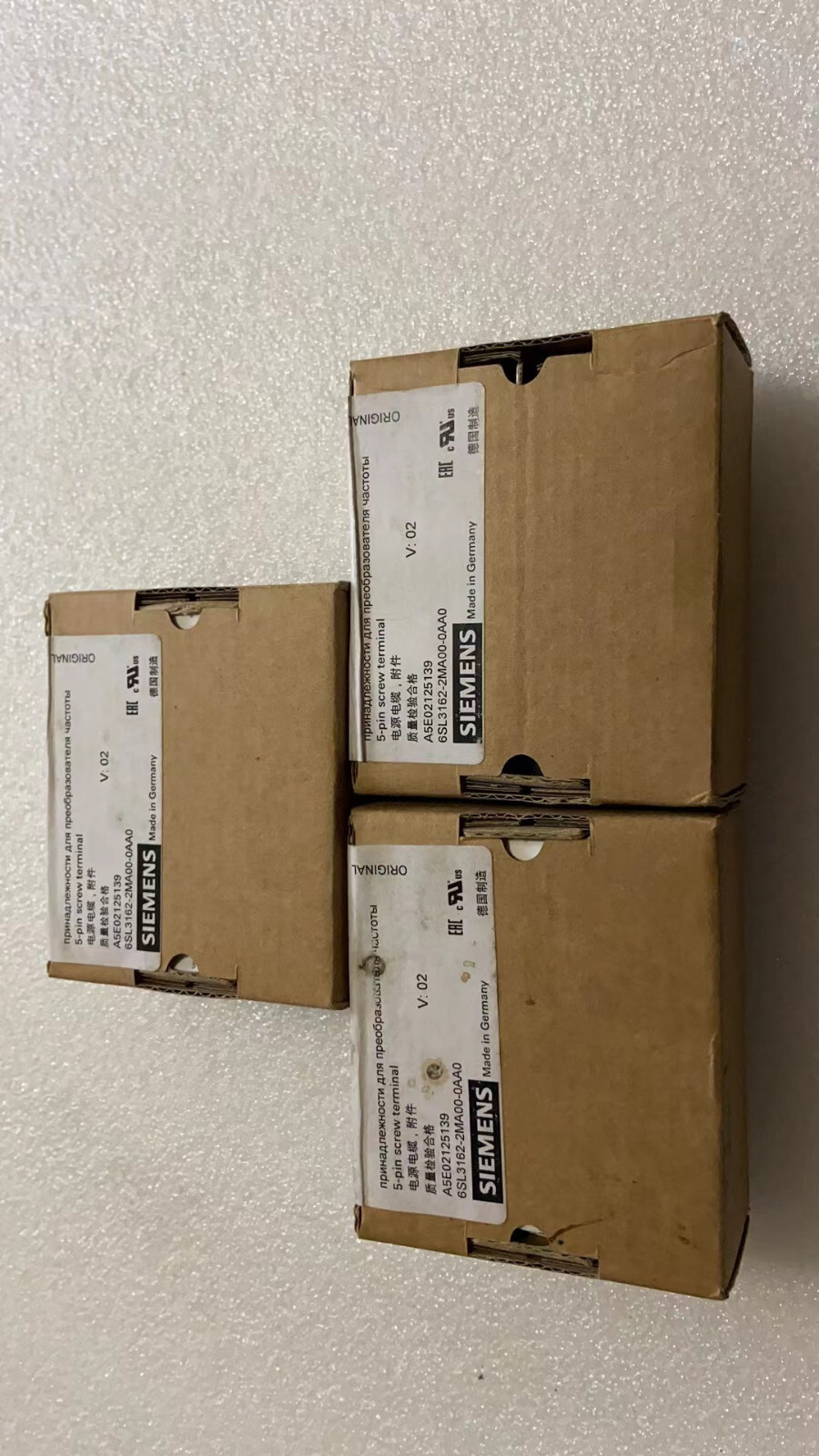 brand new 6SL3162-2MA00-0AA0 Sinamics S120 power connector DHL OR FEDEX | eBay