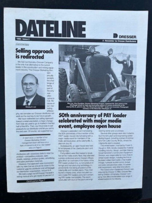 Vintage Rare 1989 Dresser Dateline 555 loader logger, pay loader etc ...