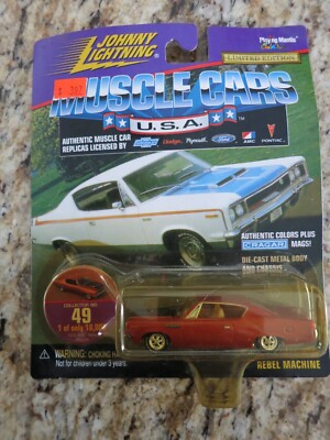 Johnny Lightning Muscle Cars USA 1970 Rebel Machine Red Diecast 1:64 ...