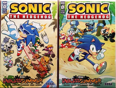 LOT 710: SONIC HEDGEHOG Comic Books IDW Endless Summer August 2023 ...