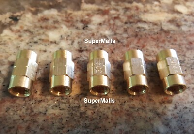 Pack of 5 Brake Line Unions 10mm x 1.0 Bubble Flare FMSI #3044 FREE ...