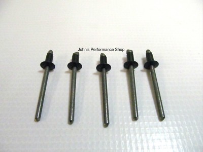 OEM Arctic Cat Snowmobile Set of 5 Black Headed Rivets 8060-702 READ ...
