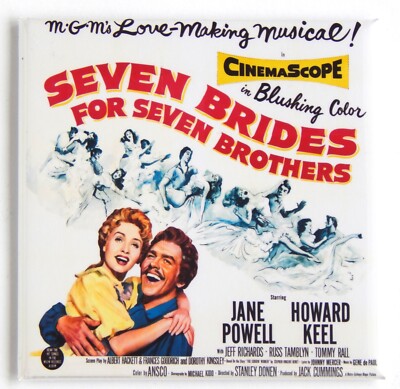 Seven Brides for Seven Brothers FRIDGE MAGNET movie poster "style S" | eBay
