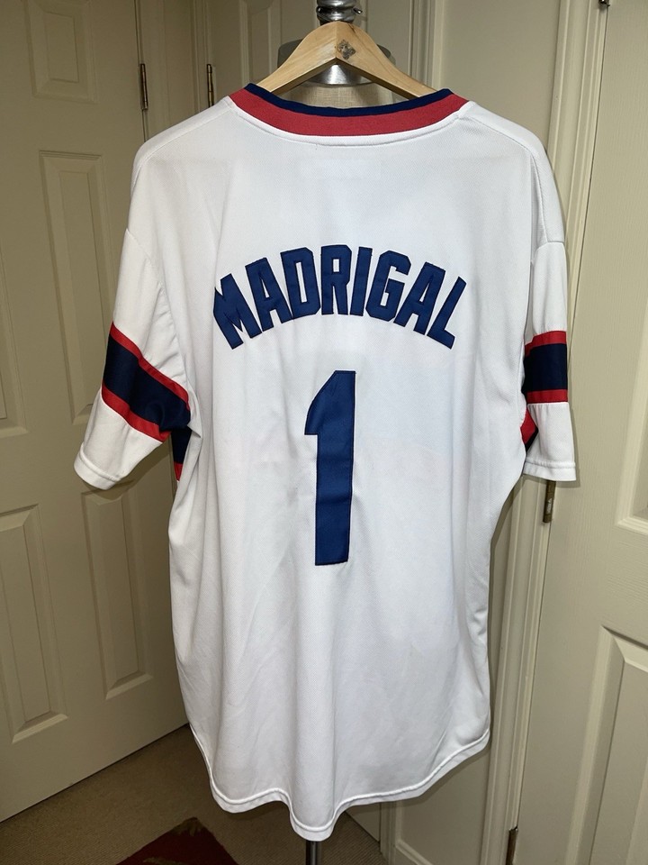 Nike Chicago White Sox Jersey #1 Madrigal White Men Sz XL 50th Ann. All ...