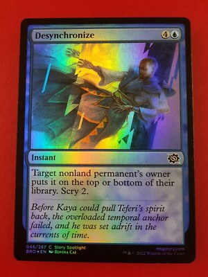 1x Desynchronize | FOIL | The Brothers' War | MTG Magic Cards | eBay