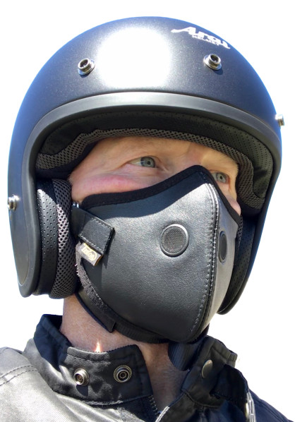 Leather Motorcycle Face Mask