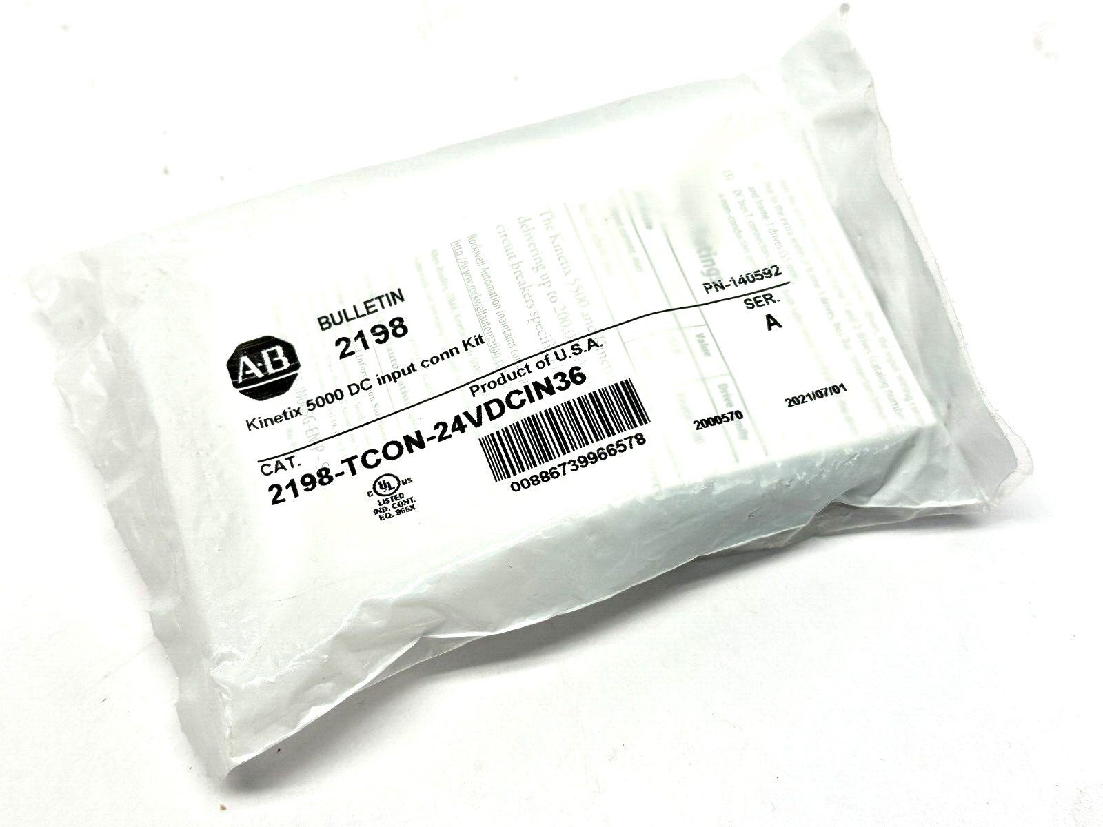 Allen-Bradley 2198-tcon-24vdcin36 Kinetix 5000 Input Conn Kit Series a ...