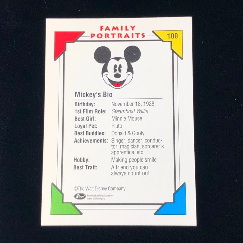 RARE Disney Collector Cards 1991 Impel #100-#109 10 card set | eBay