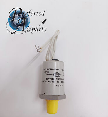 Aircraft Switch p/n 211C243-24, Consolidated Controls Corp, alt p/n 588 ...