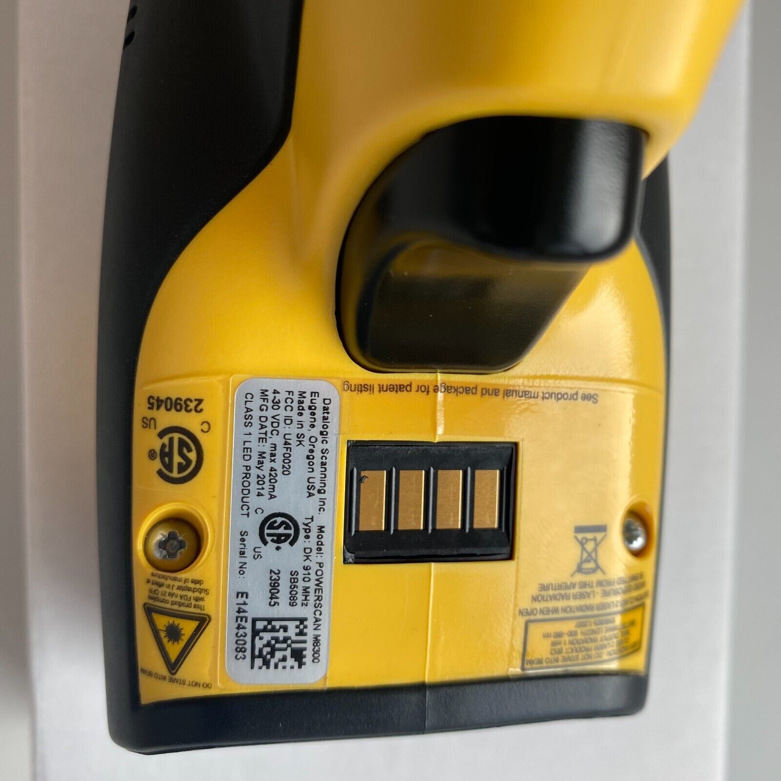 Datalogic PowerScan M8300 Wireless Barcode Scanner 910Mhz No Battery/No ...