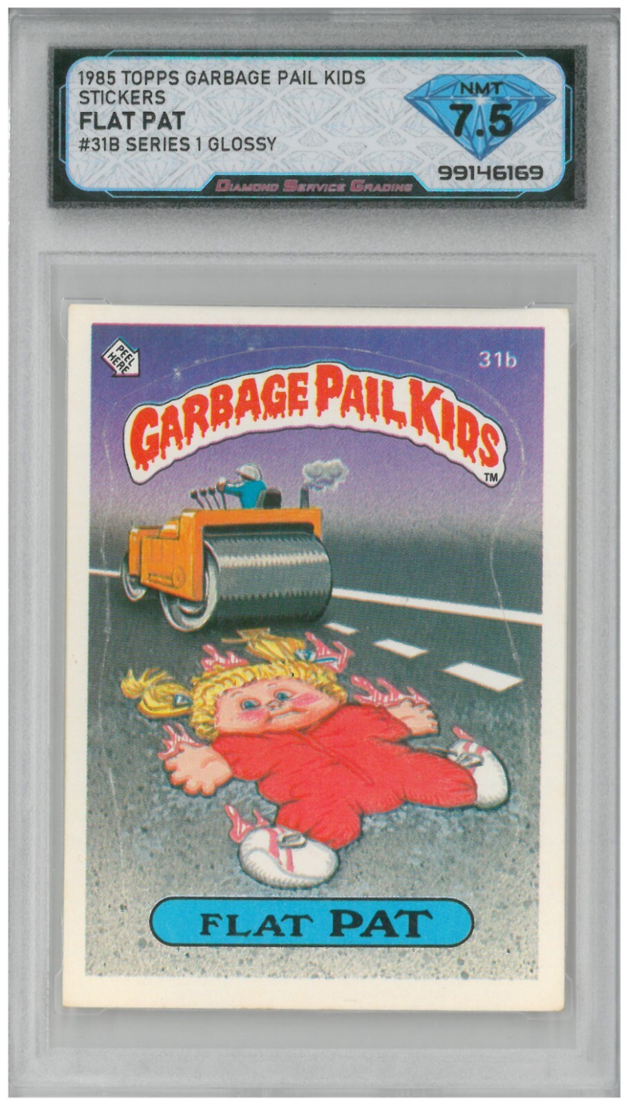 1985 Garbage Pail Kids FLAT PAT #31B Glossy Series 1 💎 DSG 7.5 NM | eBay