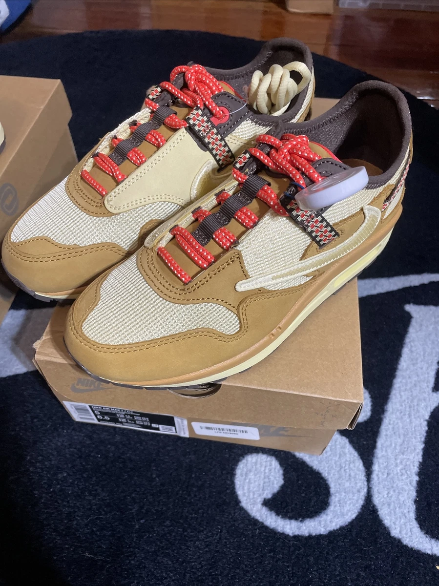 official purchase discount 187 Nike Air Max 1 Travis Scott Wheat Lemon ...