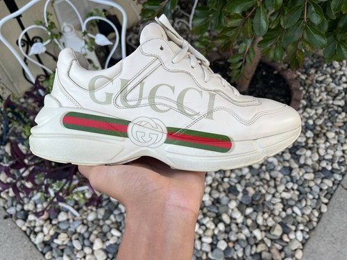 Gucci Rython Logo Shoes Size 11 Men’s (THROW OFFERS) | eBay