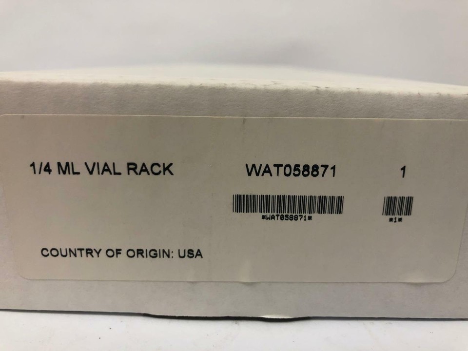 Waters VIAL RACK 1 mL 4 mL WAT058871 SPE Vacuum Manifold Accessory | eBay