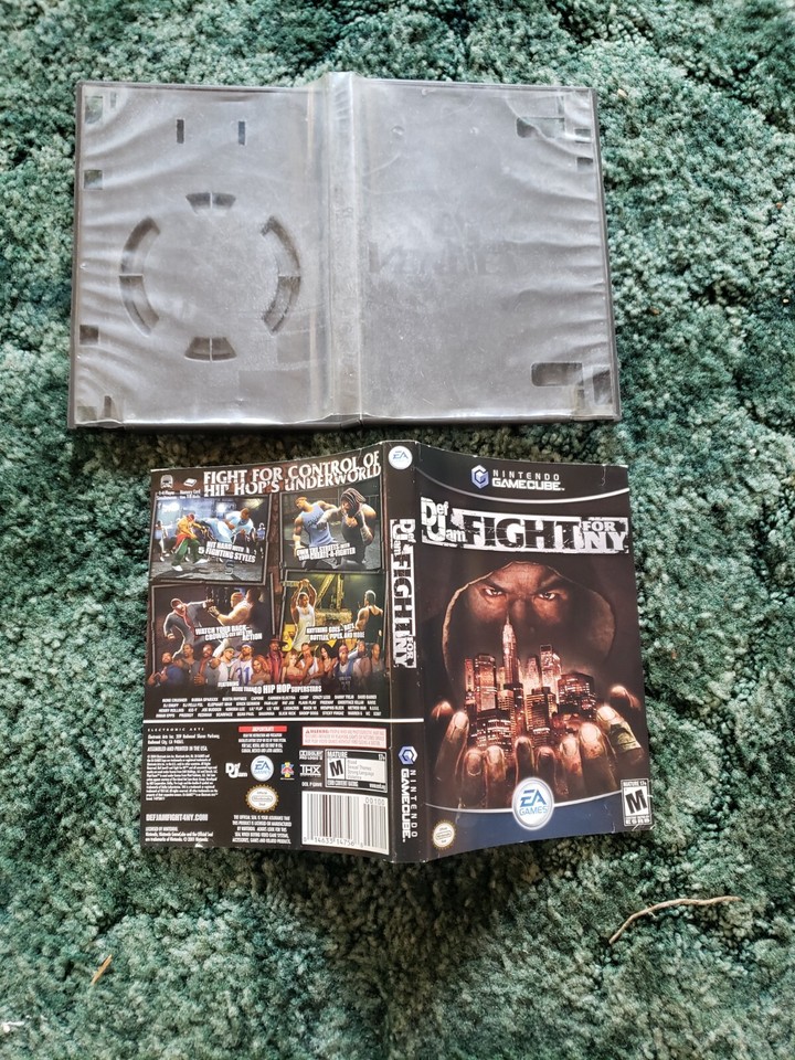 Def Jam: Fight for NY (Nintendo GameCube, 2004) CASE & Label Only-No ...