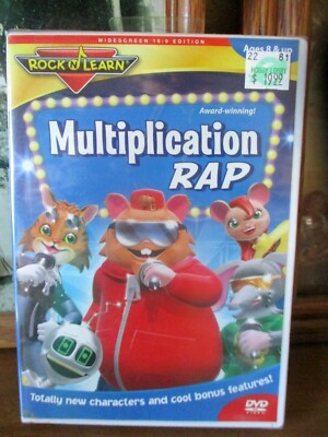 BRAND NEW MULTIPLICATION RAP DVD LEARNING MATH THE EASY WAY ROCK ...