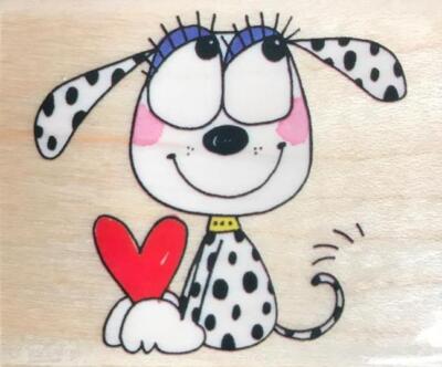 New Penny Black Rubber Stamp LOVE CRUSH PUPPY DOG Valentines ...