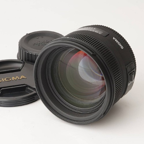 SIGMA 50mm F1.4 EX DG HSM for Nikon F Mount Lens w/ Caps Japan ...