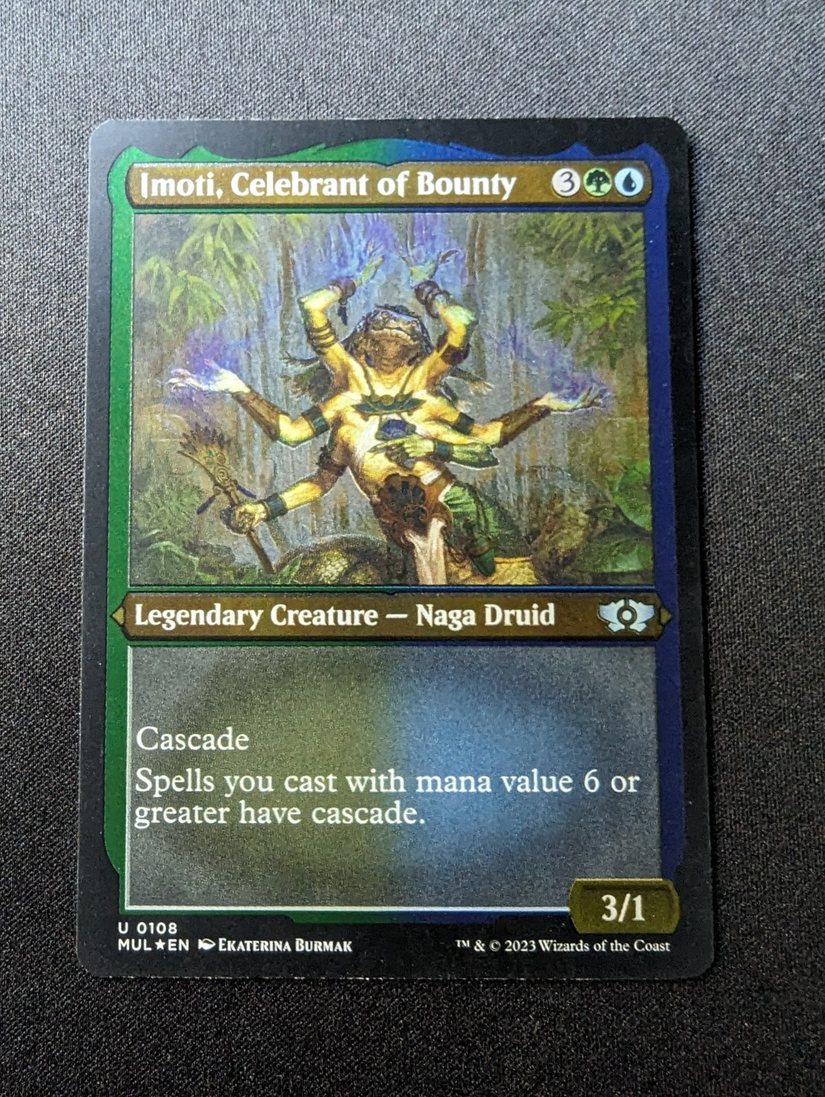 IMOTI, CELEBRANT OF BOUNTY FOIL #108 MTG Multiverse Legends MOTM | eBay